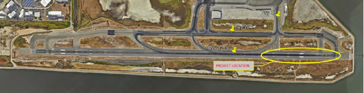 OAK Runway 12/30 Pavement Repair Project Begins May 2024